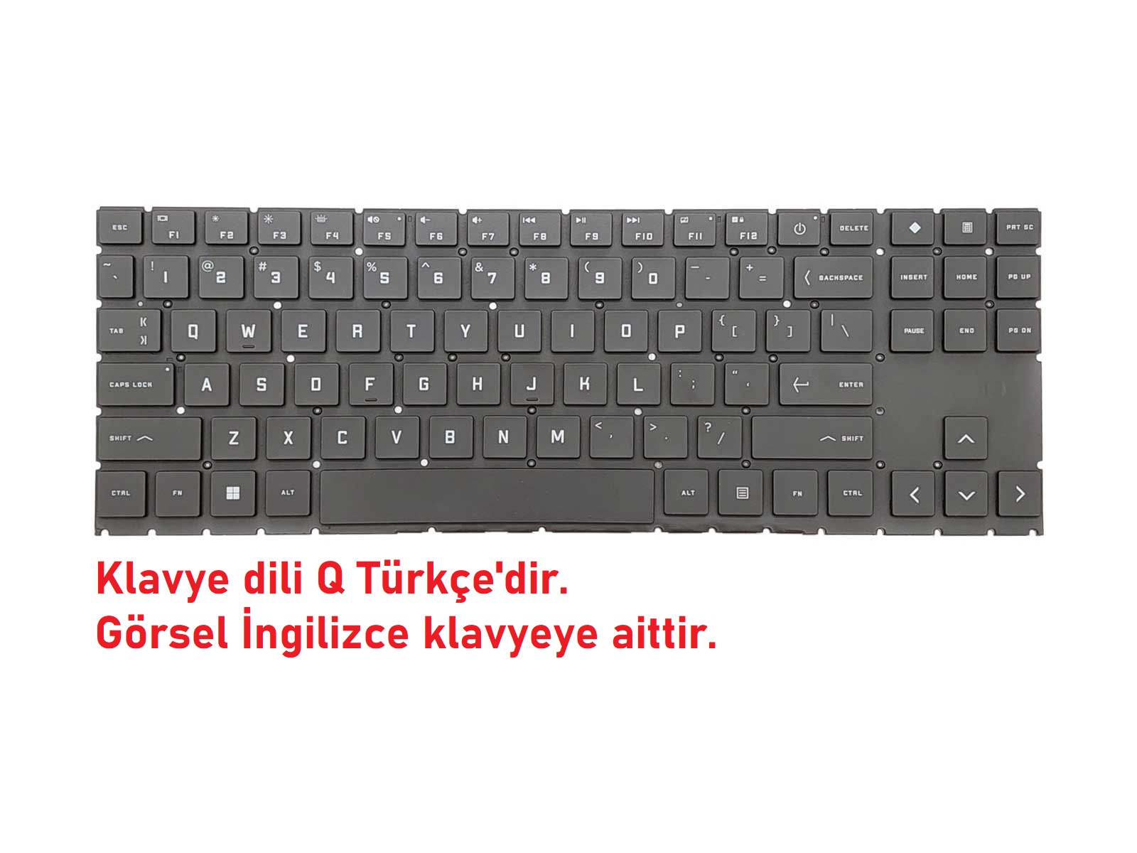 Hp Omen 15-ek0001nt Klavye Işıklı V1 (Non-Numeric) Single Backlit ...